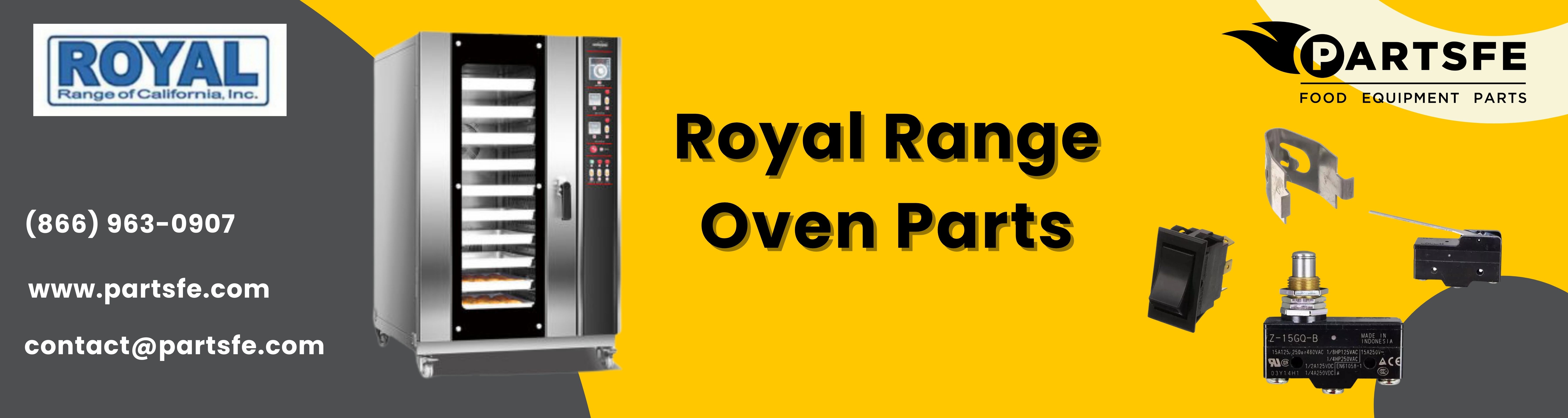 Buy durable Royal Range Oven Parts online - PartsFe