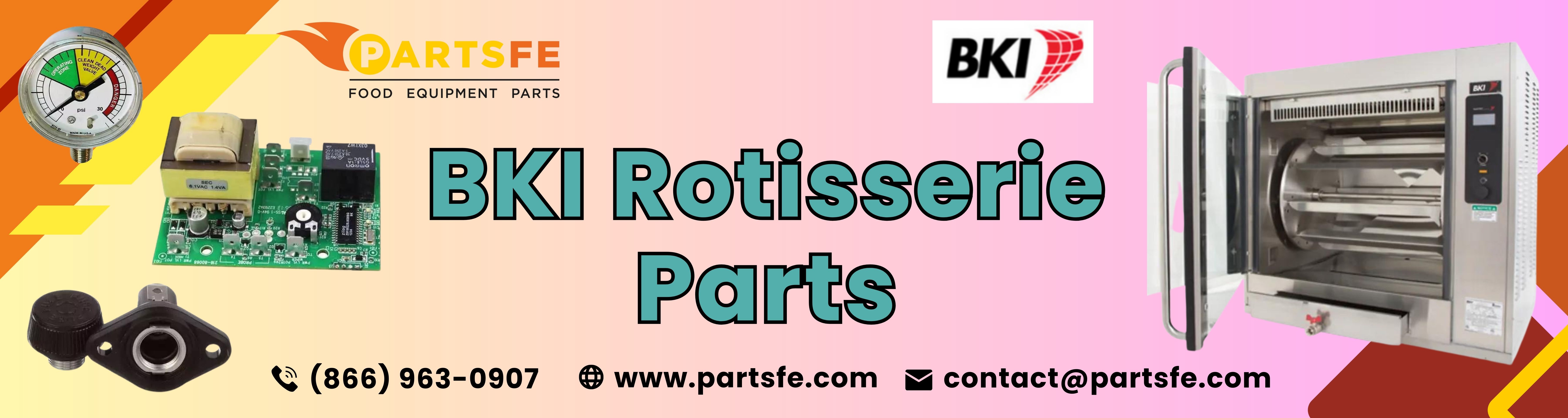 BKI rotisserie parts | OEM BKI Rotisserie Replacement Parts - PartsFe